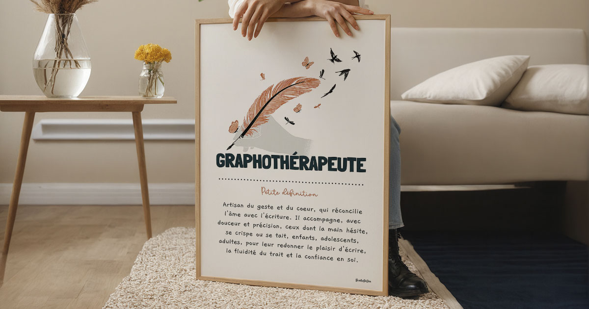 Affiche « Définition graphothérapeute