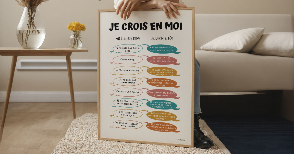 Affiche « Je crois en moi